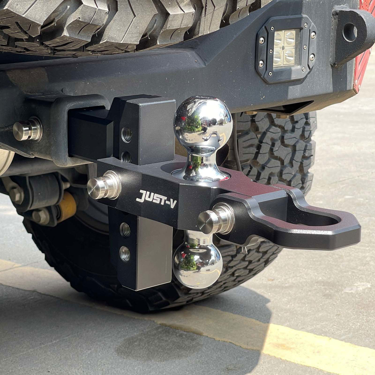 6'' Adjustable Trailer Hitch | Versatile Towing Solution — JustV