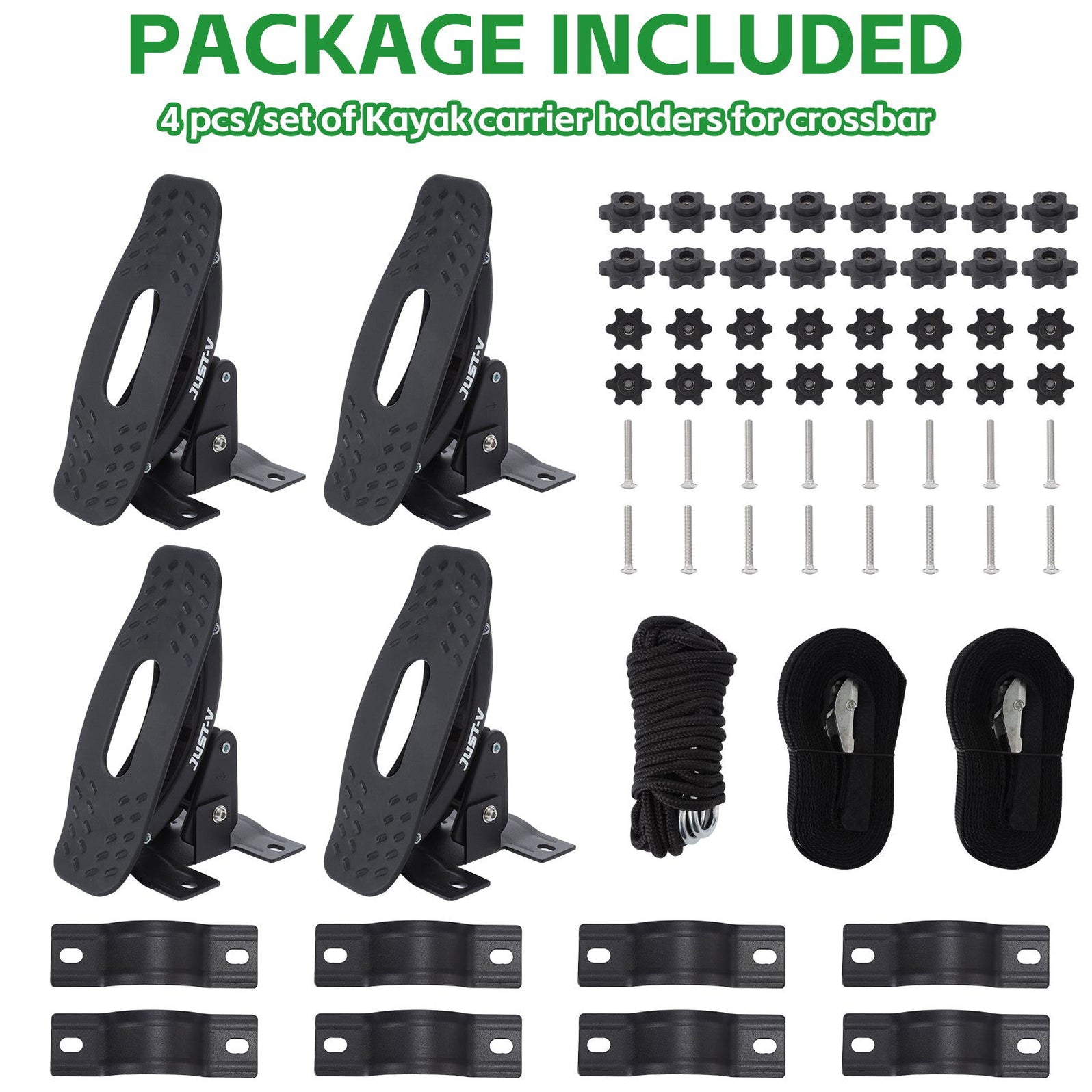 Steel Kayak Saddle Roof Rack | Secure Your Kayak — JustV